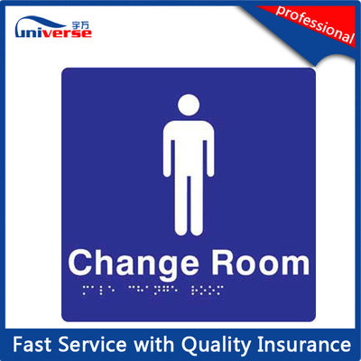 Against Scratching Braille Tactile Signs For Male / Female Change Room