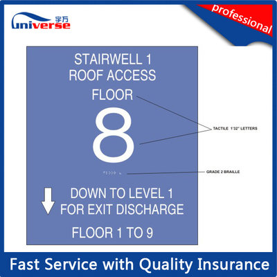Dust Proof PP Rigid Sheeting Corrugated Sign Board For Exhibition