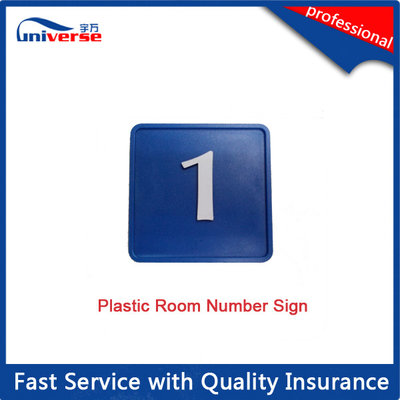 Custom Rigid Plastic Female Male Toilet Door Sign / Door Number Sign