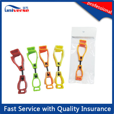 Industrial Work Plastic Glove Clips For Belts , Glove Guard Clips
