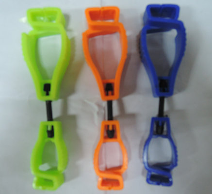 POM Raw Materials Plastic Work Glove Clips For Industrial Safety