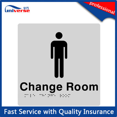 Against Scratching Braille Tactile Signs For Male / Female Change Room