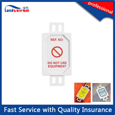 White Scafftag Safety Inspection Tag System Plant / Machinery Harness Microtag