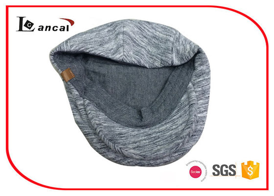Crushable Flat Hat Stretch Feature And Custom Logo Winter Flat Cap