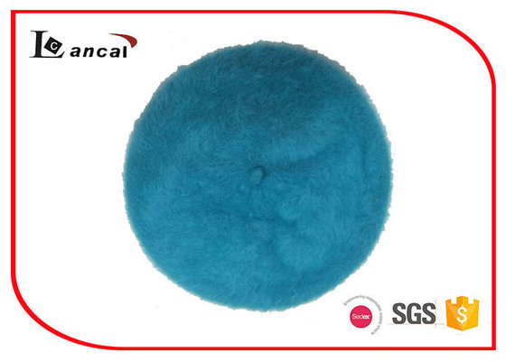 Rabbit Hair Crochet Beret Hat 71% Nylon 29% Angora Jade Color For Ladies