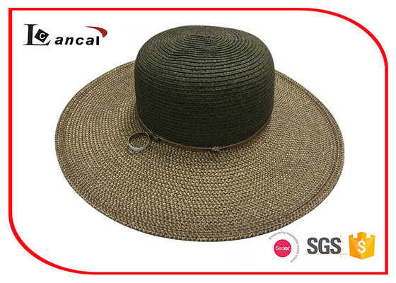 Customize ladies wide brimmed womens summer hats joint style with typical band
