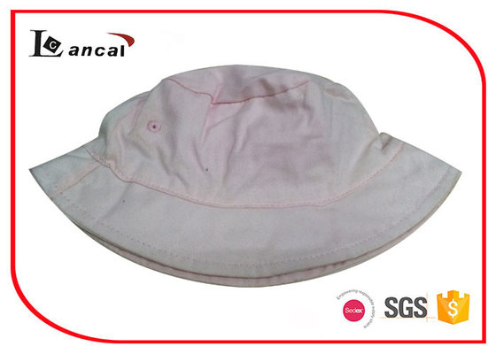 Offset Printed Bucket Hat , Light Pink Little Giraffe Fisherman Custom Bucket Hats