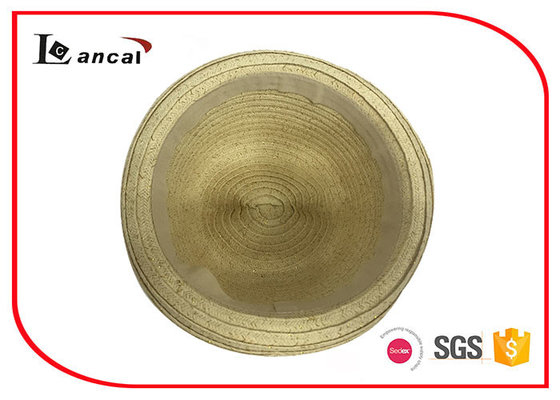Cat'S Ear Wide Brimmed Straw Hat , Natural Womens Straw Hat With Turn Up Brim