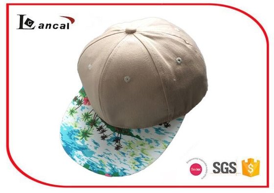Cotton twill  Baseball Caps Hats,Hawaii Style Snapback Cap