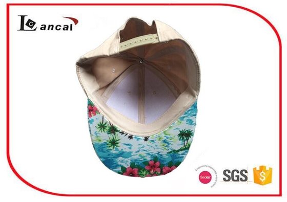 Cotton twill  Baseball Caps Hats,Hawaii Style Snapback Cap