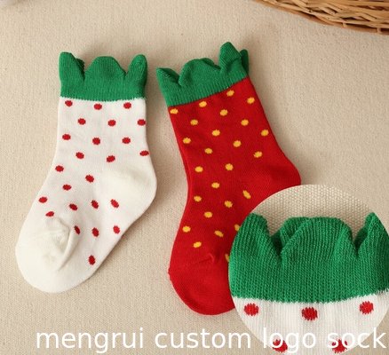 Kids Strawberry Cotton Socks
