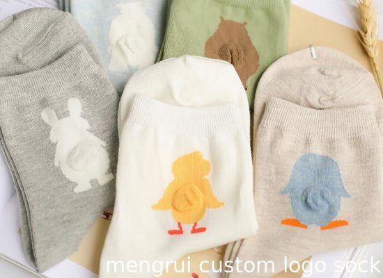 Girl Printed Crew Socks