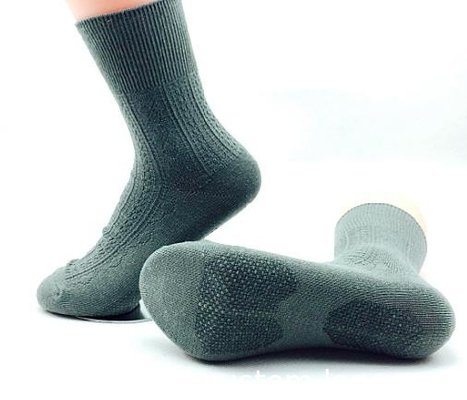 Custom logo, design cotton Non-Terry Mens Anti Slip Socks