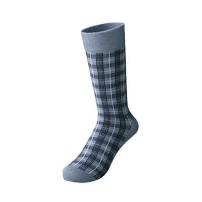 custom socks ,design socks, logo socks,Mens Grid Pattern Dress Socks