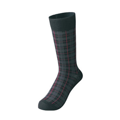 custom socks ,design socks, logo socks,Mens Grid Pattern Dress Socks