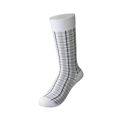 custom socks ,design socks, logo socks,Mens Grid Pattern Dress Socks