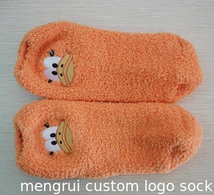 Custom design, color knitted soft comfortable cotton Embroidery Animal Socks