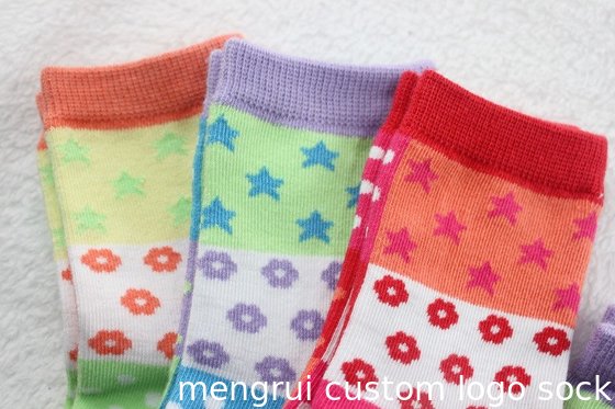 Custom design, color soft knitted children′s Terry Cotton Socks