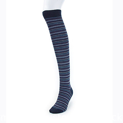 Mens Striped Knee High Socks