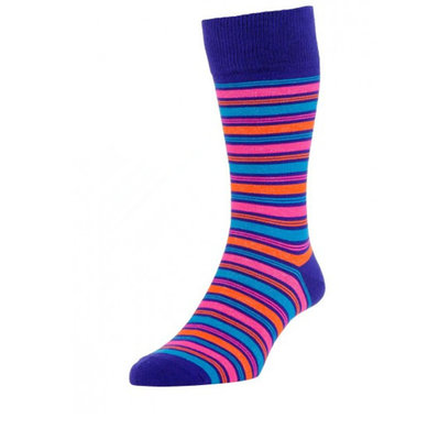 custom stripe design quality cotton socks