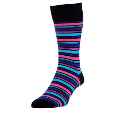 custom stripe design quality cotton socks