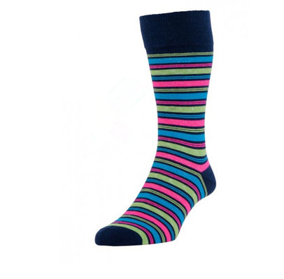 custom stripe design quality cotton socks
