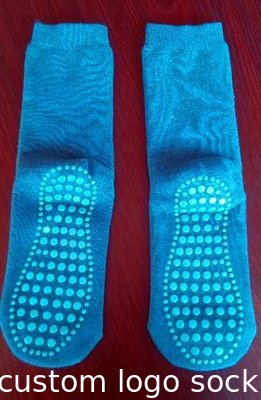 Custom logo, design airline Sock with Anti-Slip Dots