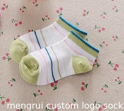Custom logo, design, color  jacquard Baby Sports Breathable Ankle Sock