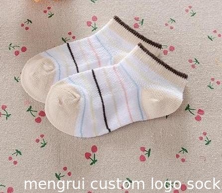 Custom logo, design, color  jacquard Baby Sports Breathable Ankle Sock
