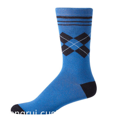 custom logo, design  Diamond mens socks