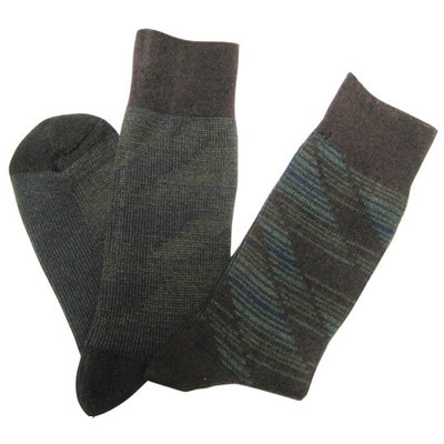 Pattern ribbed socks