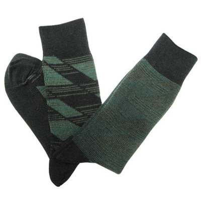 Pattern ribbed socks