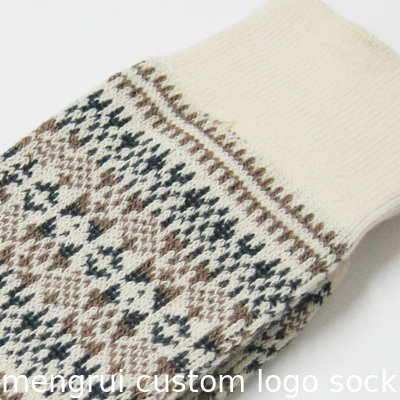 custom logo, design Multi Jacquard socks