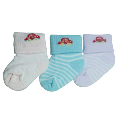 Custom color high quality soft knitted cotton summer infant's socks
