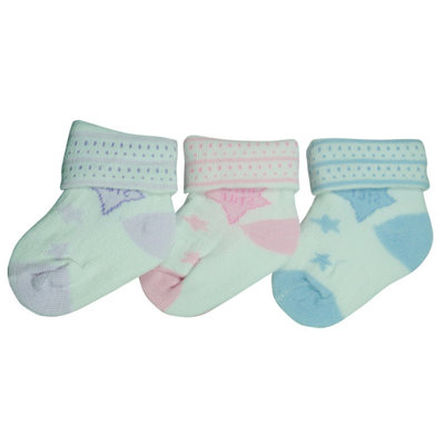 Custom color high quality soft knitted cotton summer infant's socks