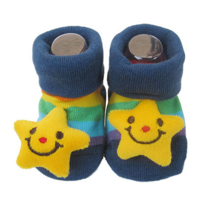 Infant Skidproof Cotton custom color, design cute cartoon slip baby socks