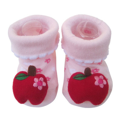Infant Skidproof Cotton custom color, design cute cartoon slip baby socks
