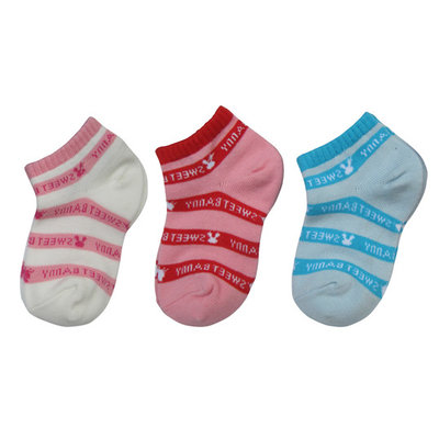 OEM design, logo soft knitted comfortable striped Children' s Socks