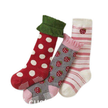 New Children's custom design, logo 3D Cute Cartoon/Cotton Baby Socks
