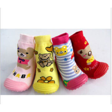 New Children's custom design, logo 3D Cute Cartoon/Cotton Baby Socks