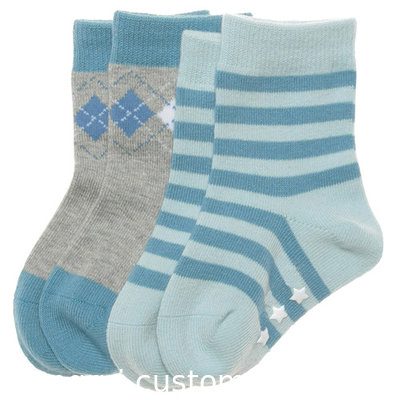 Single-Cylinder Soft comfortable custom design, logo cotton Child socks