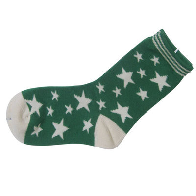 Custom design, color knitted star Patterned Children's Socks