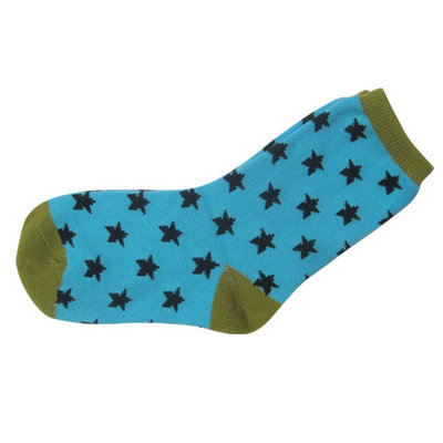 Custom design, color knitted star Patterned Children's Socks