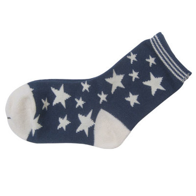 Custom design, color knitted star Patterned Children's Socks