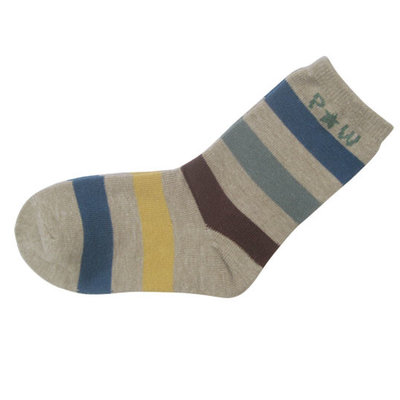 Custom color cotton Striped Patterned Children's Socks