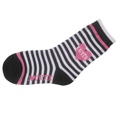 Custom color cotton Striped Patterned Children's Socks