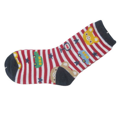 Custom color cotton Striped Patterned Children's Socks