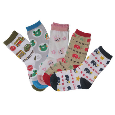 Custom design, color knitted soft cotton cute Children socks