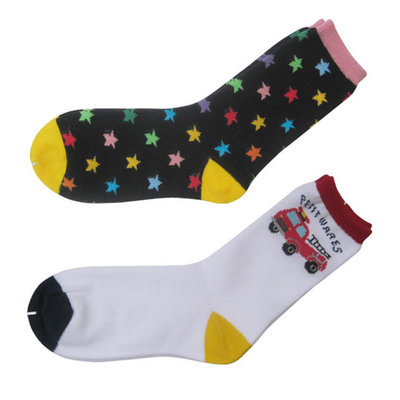 Custom design, color knitted soft cotton cute Children socks