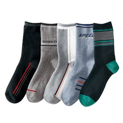 Single-Cylinder Colorful soft comfortable  cotton patterned Socks for kids
